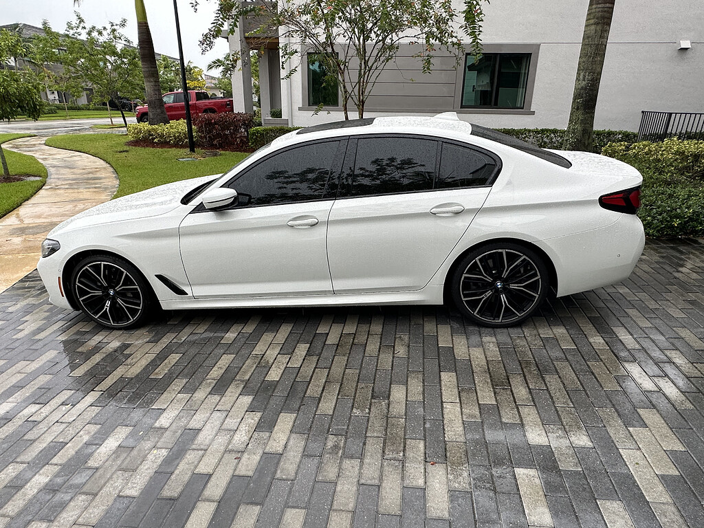 SOLD - 2022 BMW 540i White Exterior/Cognac Interior - Low Mileage M ...