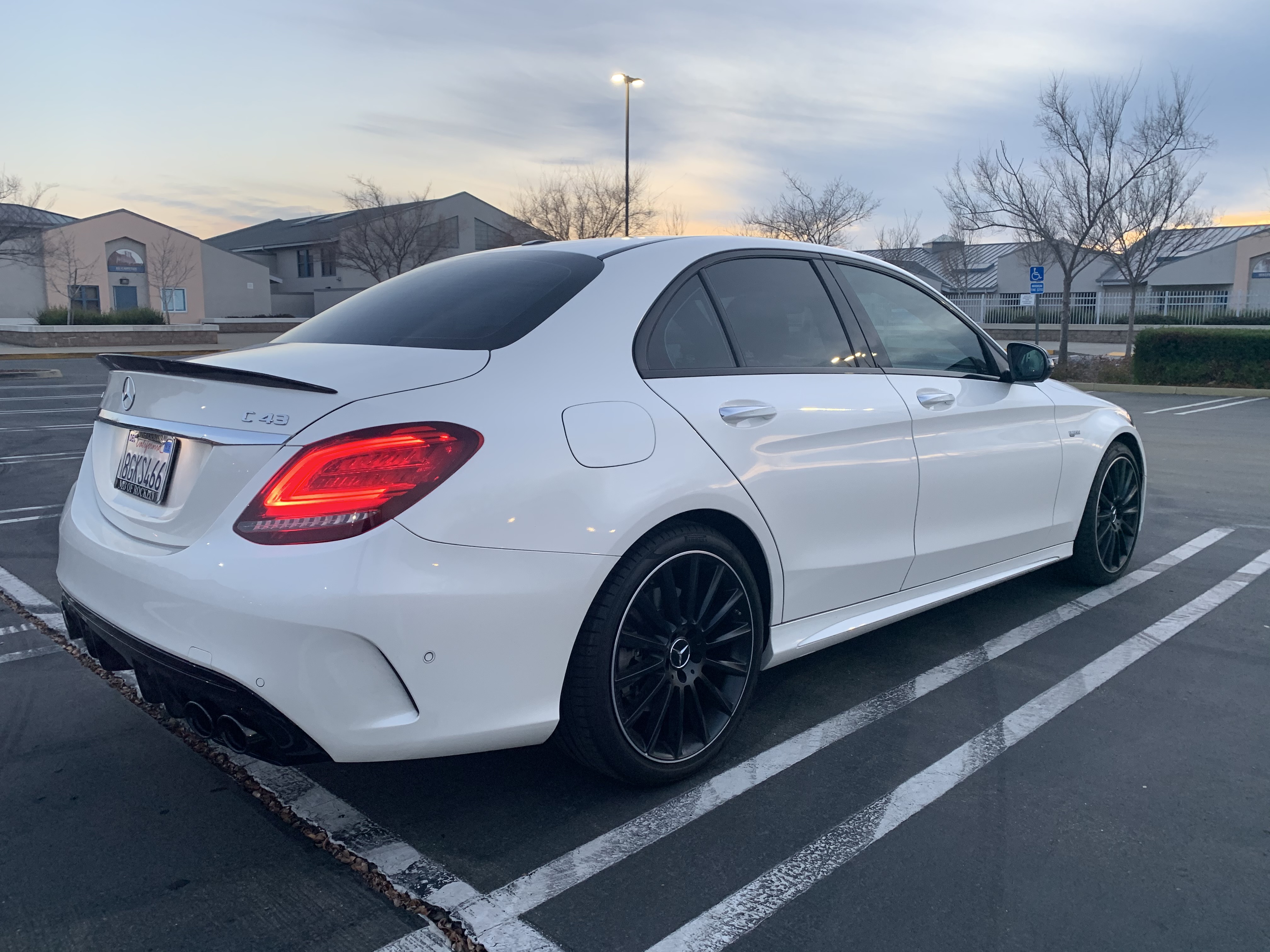2019 MB C43 AMG Sedan designo Diamond White Metallic. $609.56/month ...